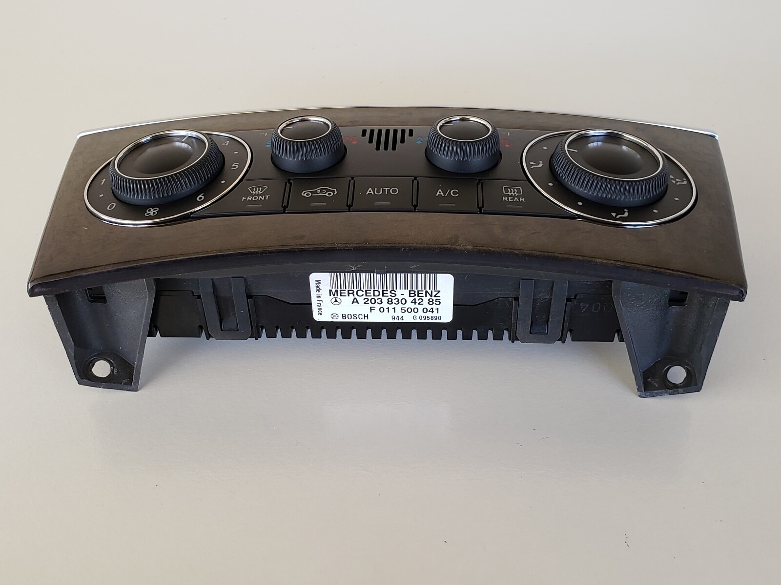 06-07 Mercedes C230 A203 830 42 85 Climate Control Panel Temp Unit A/C ...