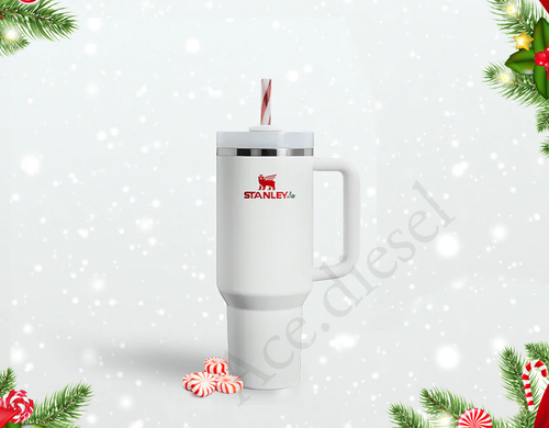 🎀🎄 Stanley Mistletoe Twist Quencher H2.0 Flowstate Tumbler 40 OZ 🎄 🎀 | eBay