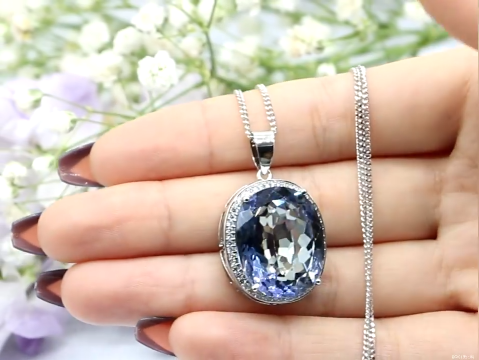 Buy 2 get 1 free Big Oval Gemstone Fire Rainbow Violet Topaz Gift ...