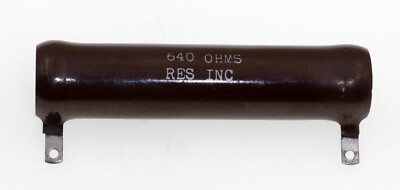 640 ohm, 40 Watt 5% Wirewound Tubular Power Resistor | eBay