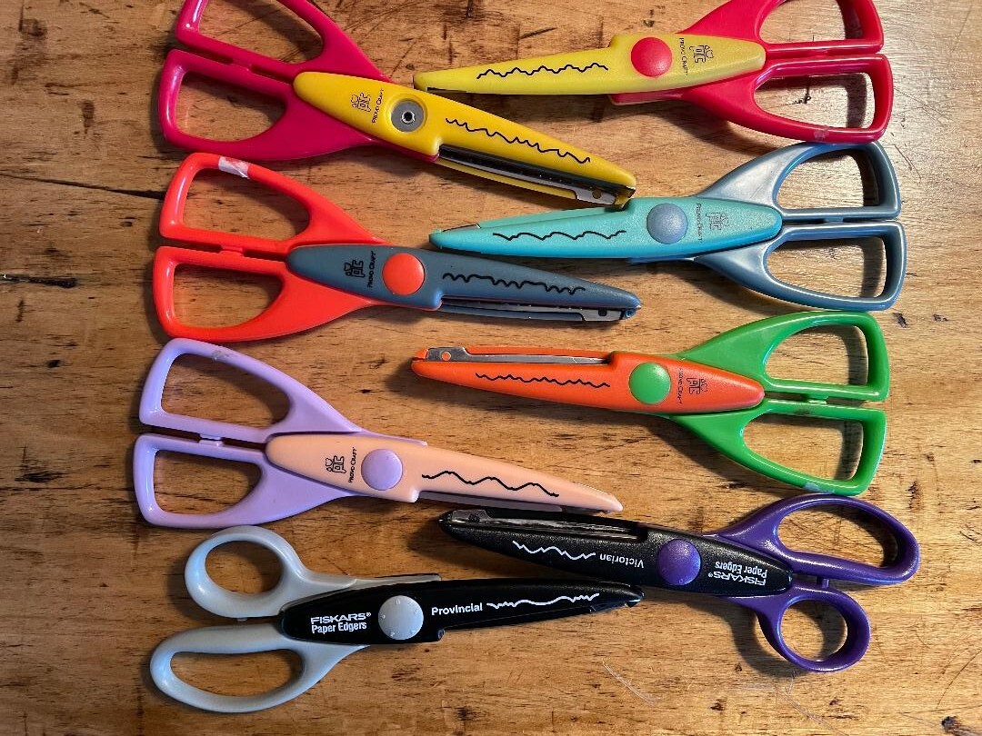 Decorative Fun Paper Edgers Mixed Lot Of 8 All Different | eBay