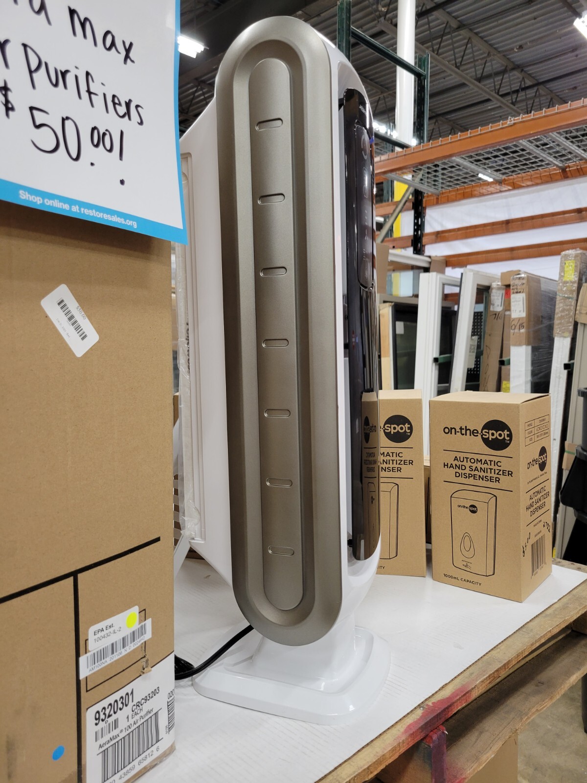 Fellowes AeraMax 100 (9320301) HEPA Air Purifier - White for sale ...