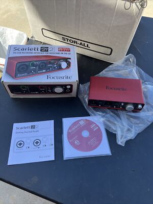 Focusrite Scarlett 2i2 USB Audio Interface 1st Generation? Read | eBay
