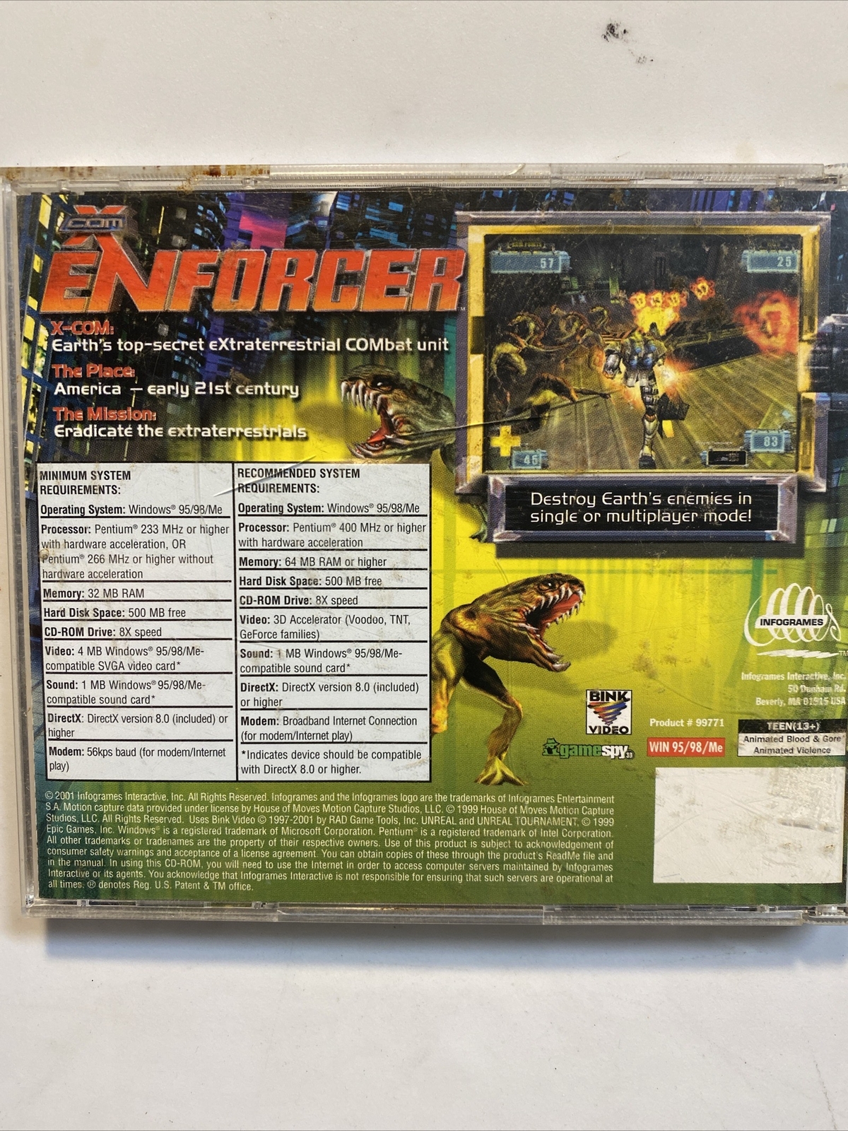 X-COM: Enforcer (PC, 2001) Infogramers 76930997710 | eBay