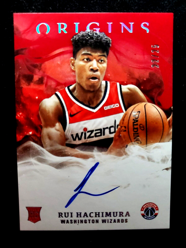 2019-20 Panini Origins On Card Auto RUI HACHIMURA Rookie Red Autograph ...