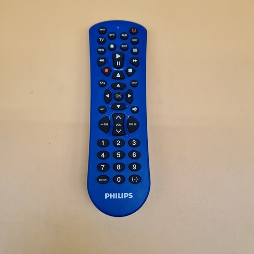 Blue Philips Remote Control TV Stereo Audio SRP2013/27 CL5 7252 Tested ...