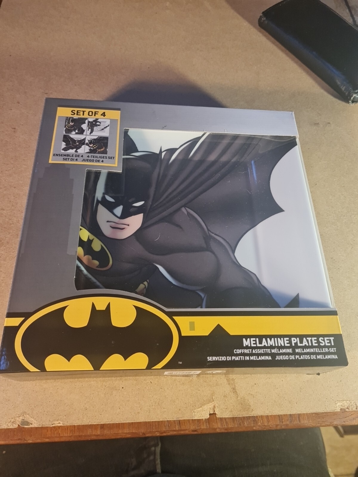Funko Batman Melamine Square Plate Set of 4 DC Batman Dinner Plates for ...