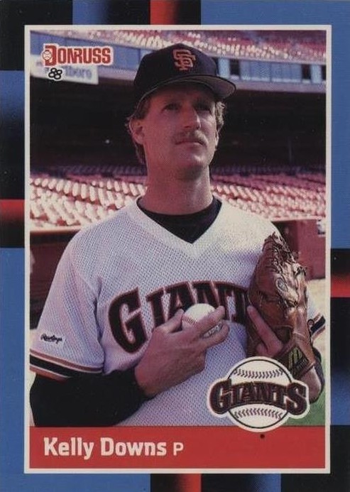 1988 Donruss - Kelly Downs #145 4 Lines of Text on Back for sale online ...