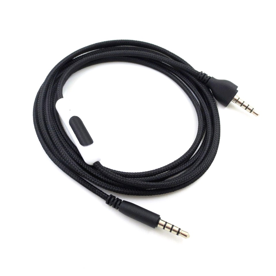1.8m 3.5mm Male Earphone Cable Replacement For DELL ALIENWARE AW920H ...