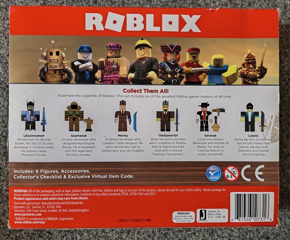 Roblox Legends of Roblox set - NO CODE | eBay