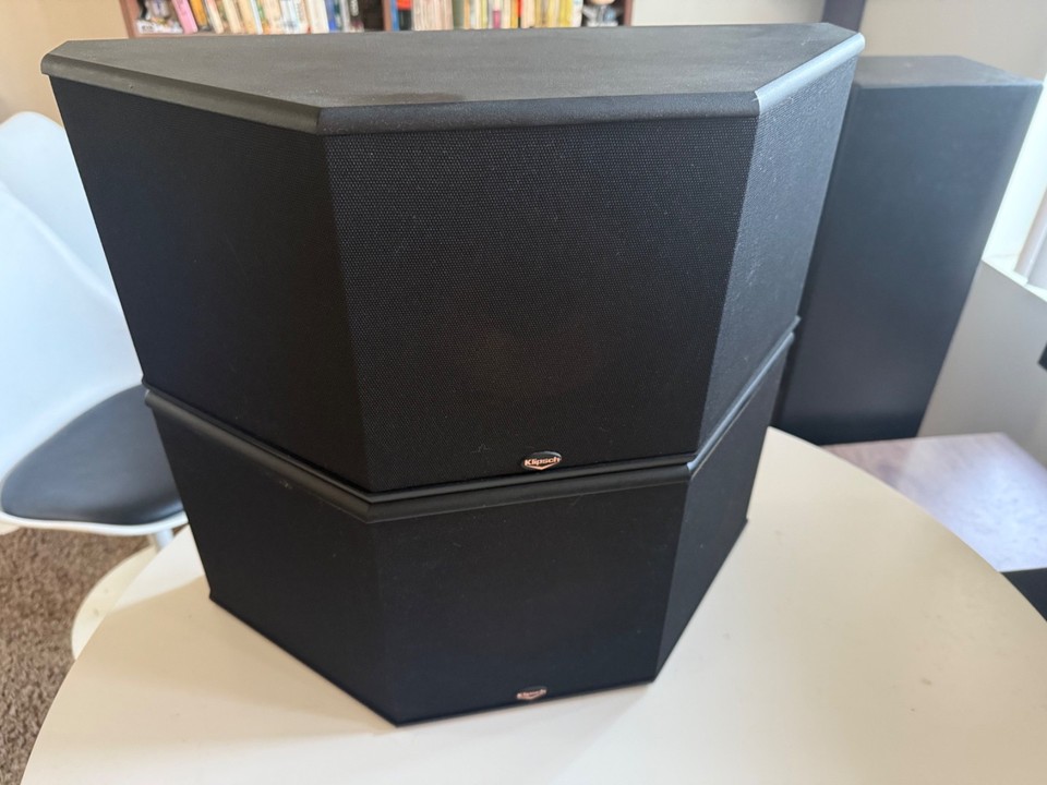Klipsch RS3 II Black Pair Surround Sounds Speakers with Box | eBay