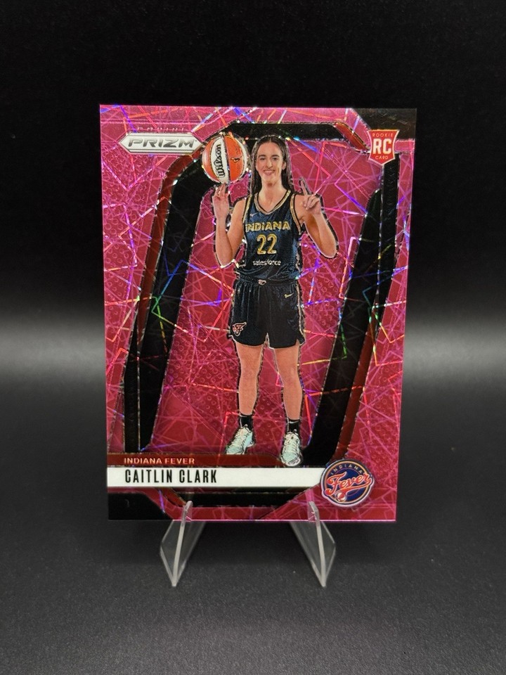 2024 Caitlin Clark Prizm Variation WNBA Pink Velocity /79 #145 RC ...