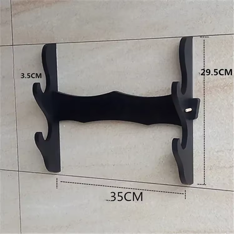 Wall Katana Knife Support Base Wooden Sabre Stand Shelf Display Sword ...
