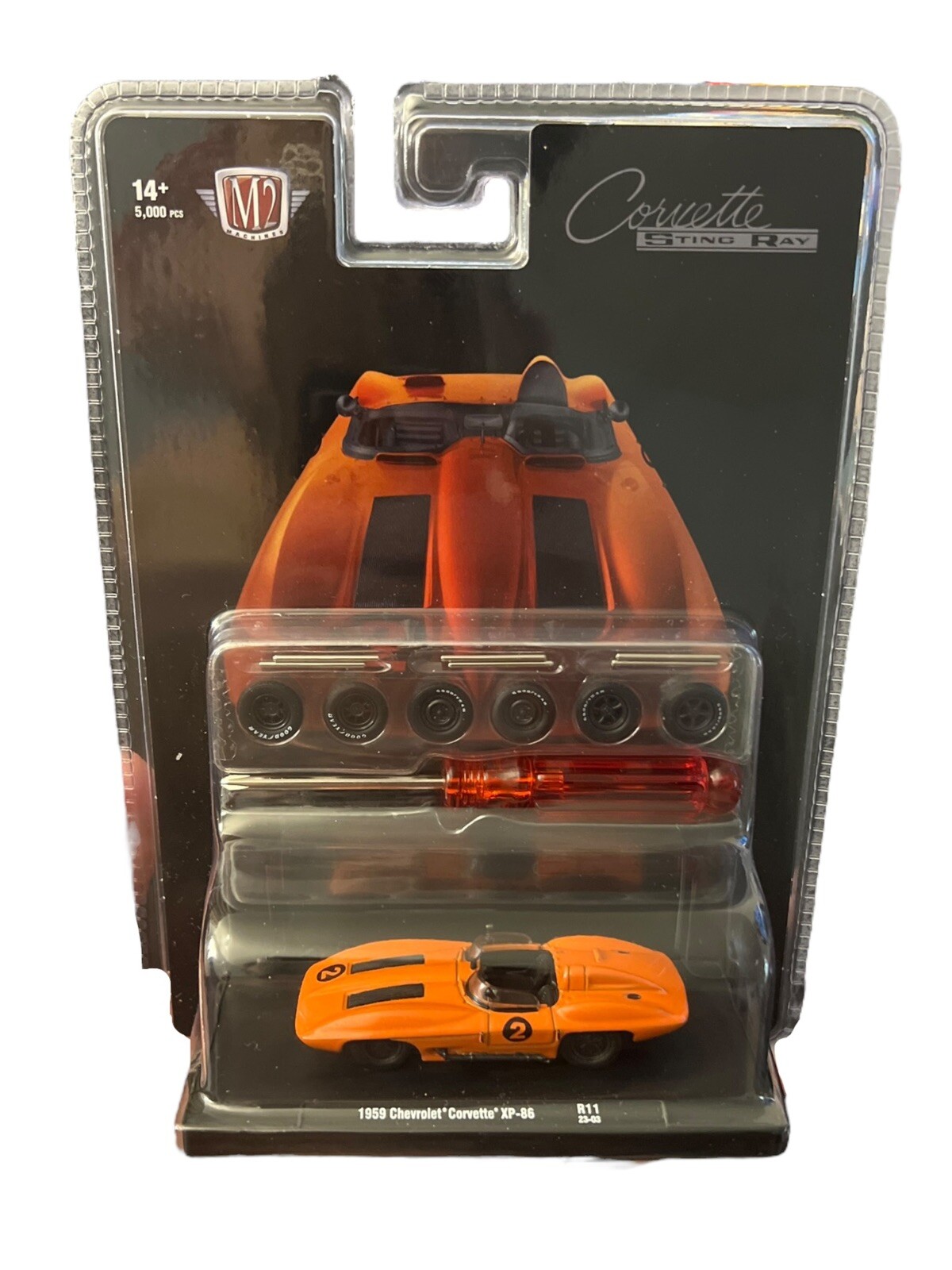 M2 MACHINES CORVETTE STINGRAY 1959 CHEVROLET CORVETTE XP-86 R11 23-03 ...