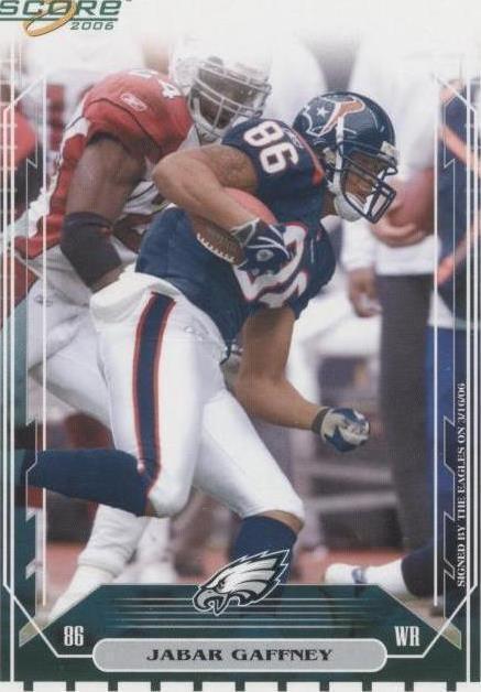 2006 Score - Jabar Gaffney #106 Glossy for sale online | eBay