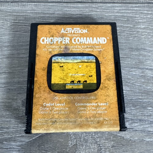 Chopper Command Atari 2600, 1982 Authentic Cartridge Only Tested ...