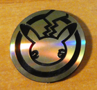 POKEMON COLLECTABLE JUMBO FLIP COIN HOLO TOKEN CARD CARTE 25TH ...