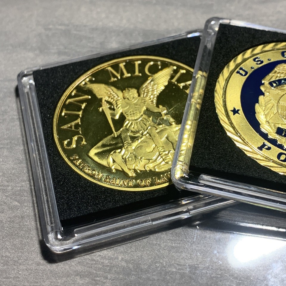 UNITED STATES US CAPITOL POLICE-Washington DC Challenge Coin St Michael ...