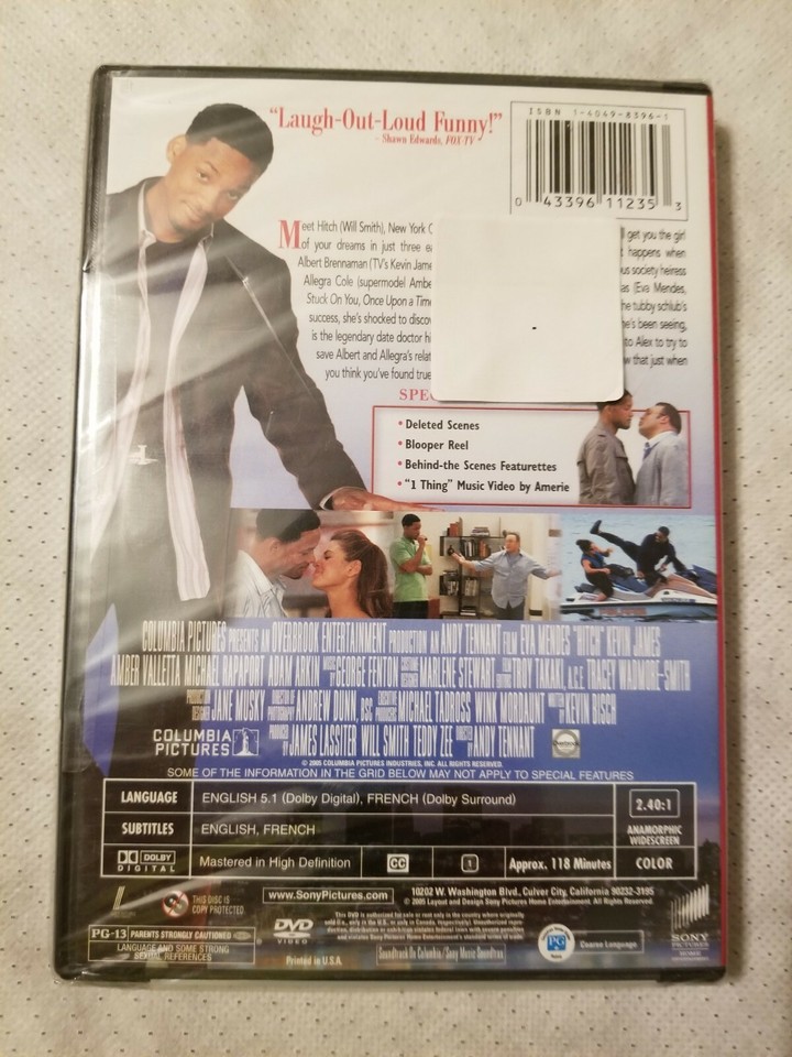 Hitch (DVD, 2005, Widescreen) | eBay