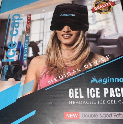 Head Ice Pack Cap,Ice Hat for Head,Head Ice Pack for Wrap,Cold & Hot ...