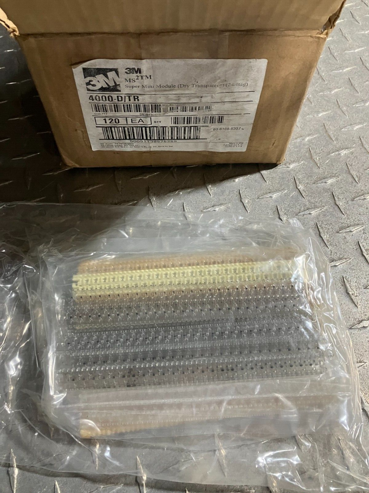 3M 4000-D/TR SUPER MINI CONNECTOR MODULE 24 Count Bags Individual Bags ...