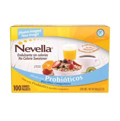 Nevella Zero Calorie Sweetener with Probiotics - 100 Count | eBay
