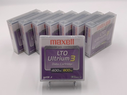 Maxell LTO Ultrium 3 Data Cartridges 400GB/800GB Lot of 8 New Sealed | eBay