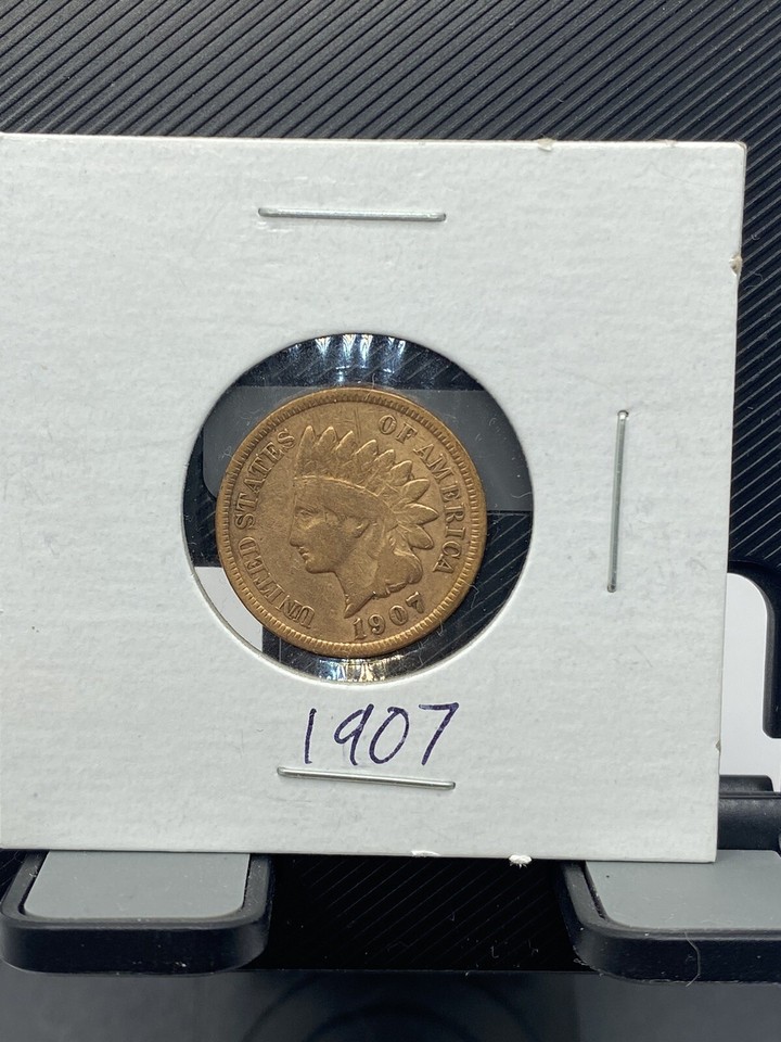 1907 RARE OLD US COIN INDIAN HEAD Penny Excellent Condition | eBay UK