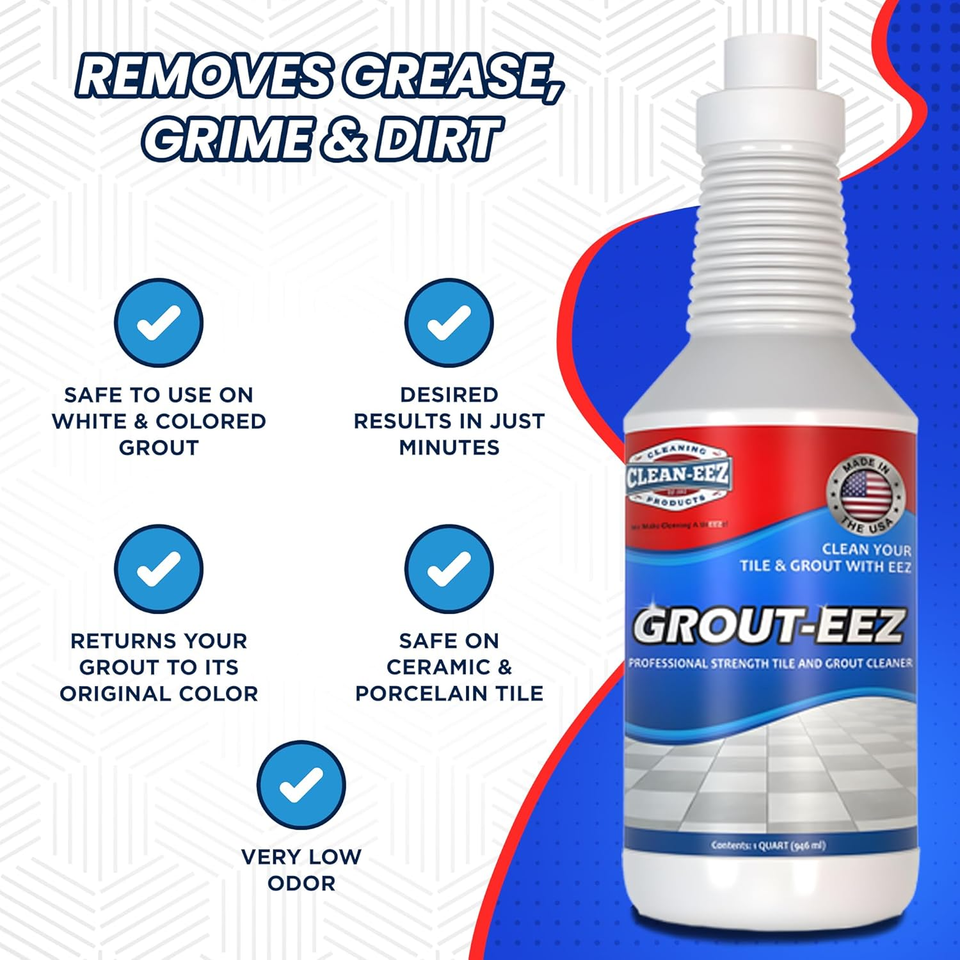 Clean-Eez - Grout-Eez Super Heavy-Duty Grout Cleaner Easy and Effective ...