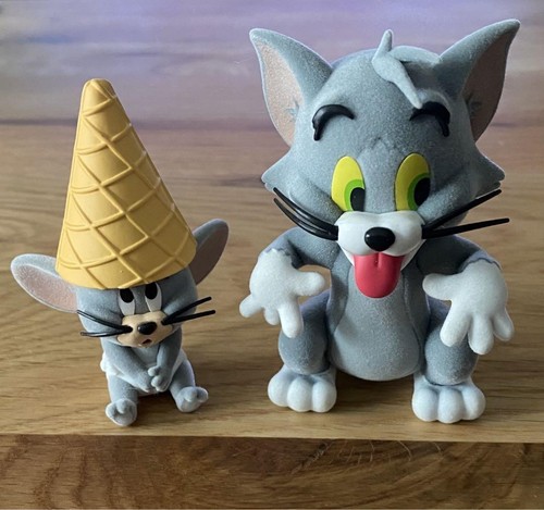 Tom & Jerry Fluffy Puffy Figures 2-Piece Set, Used, No Box | eBay