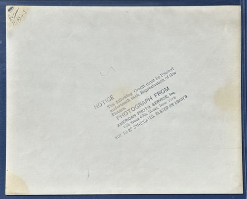 Jacob Ruppert (owner) w/ Joe Dugan (3b) New York Yankees Original 8x10 ...