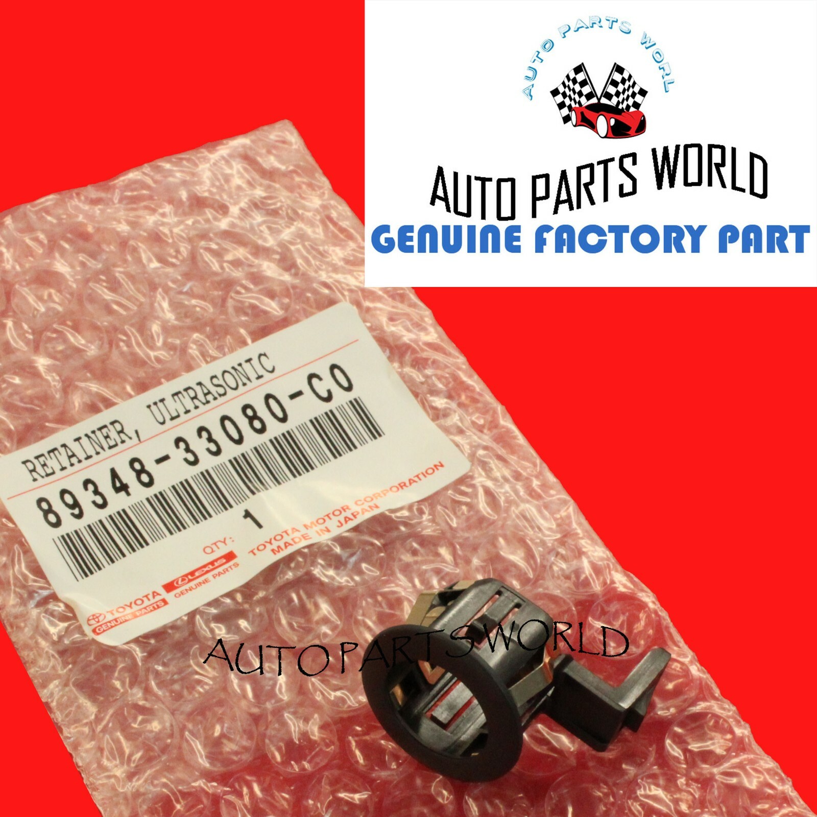 GENUINE TOYOTA 07-13 TUNDRA PARKING AID SENSOR HOUSING RETAINER 89348 ...
