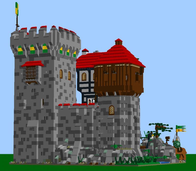 LEGO Custom MOC Castle LDD file, no parts! | eBay