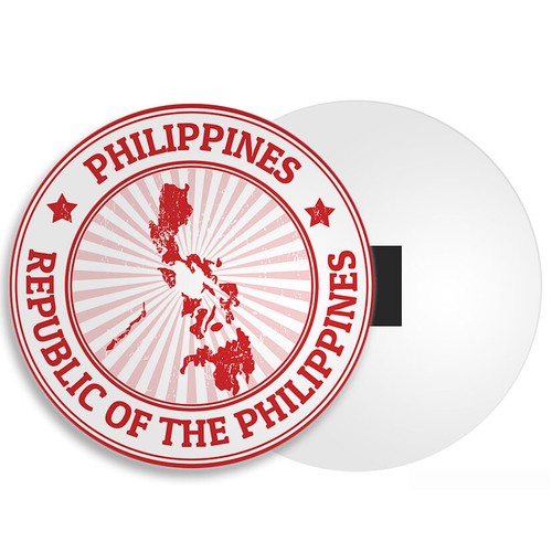 Philippines Map Fridge Magnet - Manila Boracay Filipino Travel Flag ...