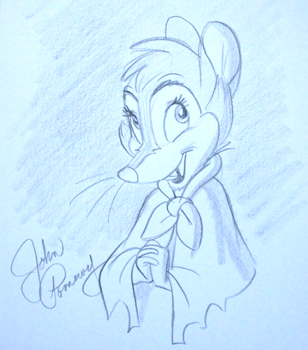 SIGNED MRS BRISBY SECRET NIMH JOHN POMEROY ORIGINAL PUBLICITY cel ...