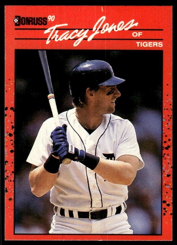 1990 Donruss 636 Tracy Jones Detroit Tigers Baseball Card | eBay