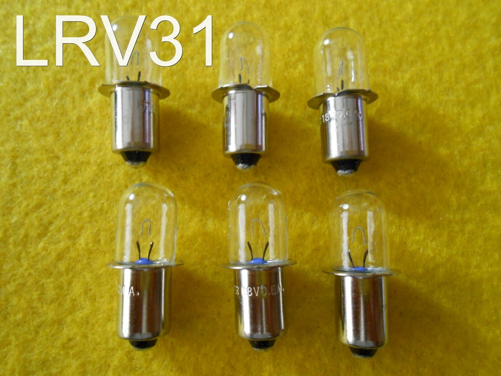 (6) DEWALT 18v VOLT Xenon Flashlight Bulbs - # DW9083 / Fits DW908 ...