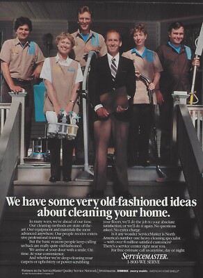 1990 ServiceMaster Home Cleaning Service Master vintage Print Ad ...