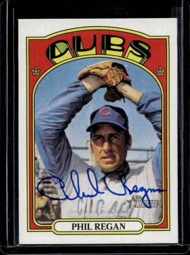 2021 Topps Heritage Phil Regan Real One Auto #ROA-PR Cubs | eBay