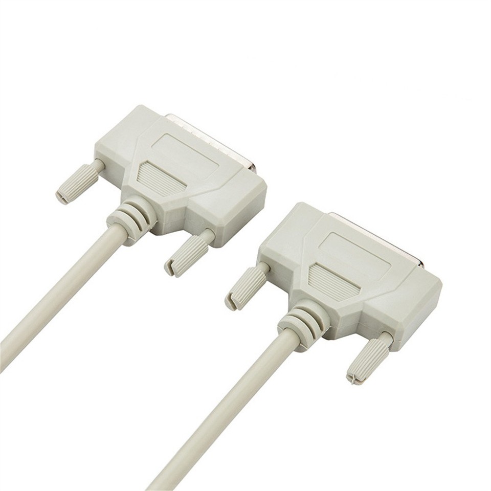 5FT DB25 25-Pin 1.5m Male to Male Serial Parallel SCSI Straight-Thru ...