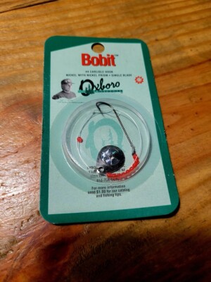 Vintage Fishing Oxboro Bobit Live Bait Rig Lure Nickel Prism #4 ...