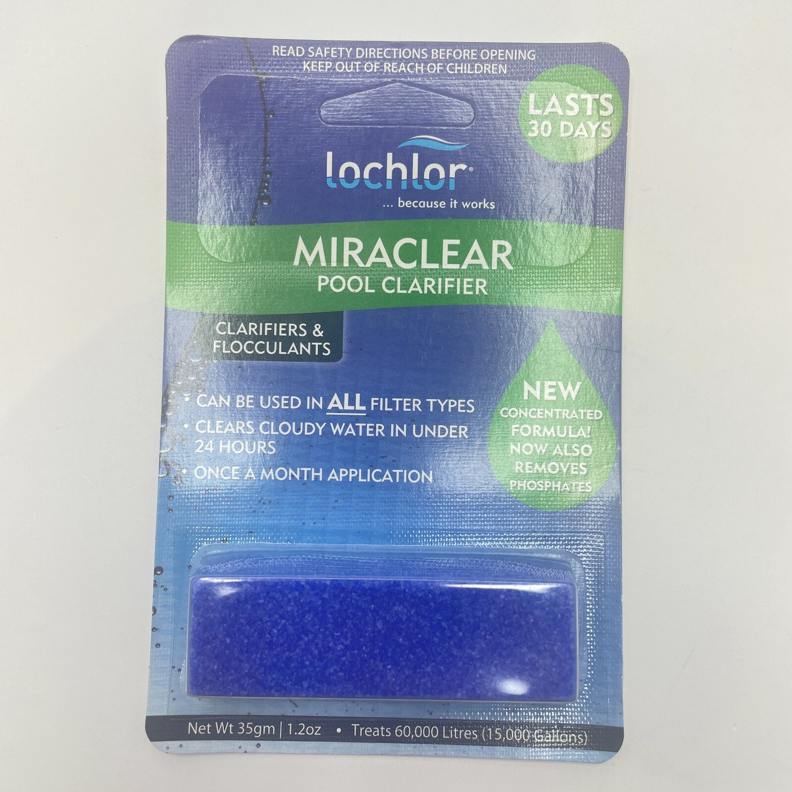 Miraclear cubes 35g pool clarifier tablet all water phosphate remover ...