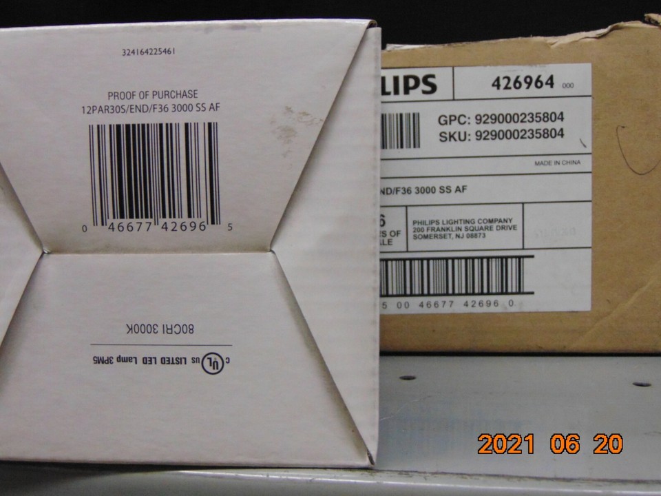 Philips 12w 120v PAR30S END FL36 3000 SS AF Airflux LED Dimmable Bulb ...