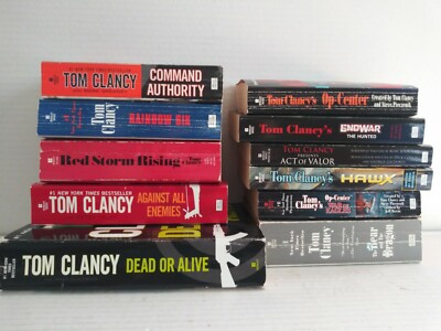 Lot Of 10 Tom Clancy Paperback Books | eBay