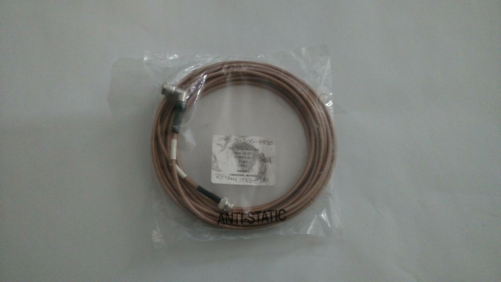 Harris RF Cable,25ft TNC Male Angle to BNC male PN# 12011-0120-A025 | eBay