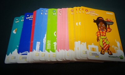 Woolworths World Explorer Cards Sold Separately - 4 for $1 | eBay