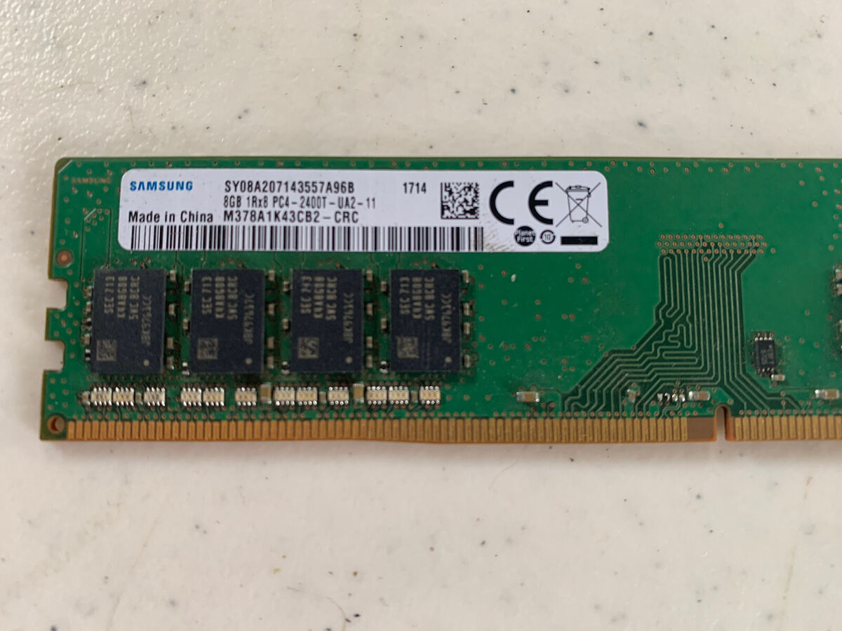 Samsung 8GB 1Rx8 PC4-2400T-UA2-11 DDR4 Desktop RAM Memory | eBay Samsung 8GB 1Rx8 PC4-2400T-UA2-11 DDR4 Desktop RAM Memory | eBay