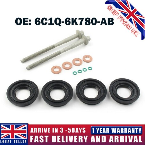 NEW Injector Seal Kit & Injector Clamp Bolt For Ford TRANSIT MK7 2.2 ...