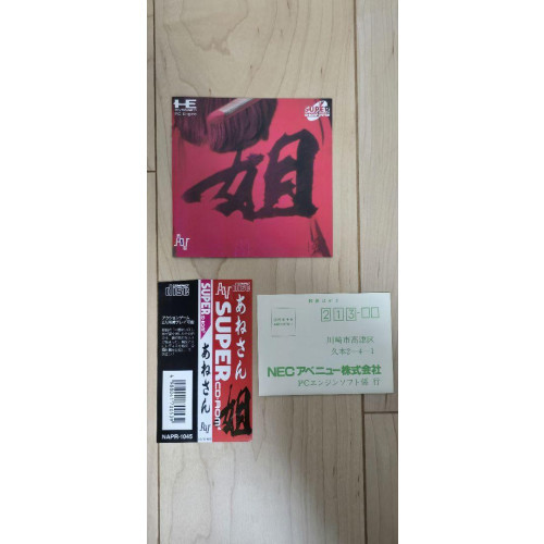 PCE Ane-san action game 1995 PC game CD-ROM up to 2 person at same time ...