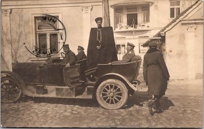 Mint Rare RPPC Postcard Black Baron Wrangel Imperial Russia Army ...